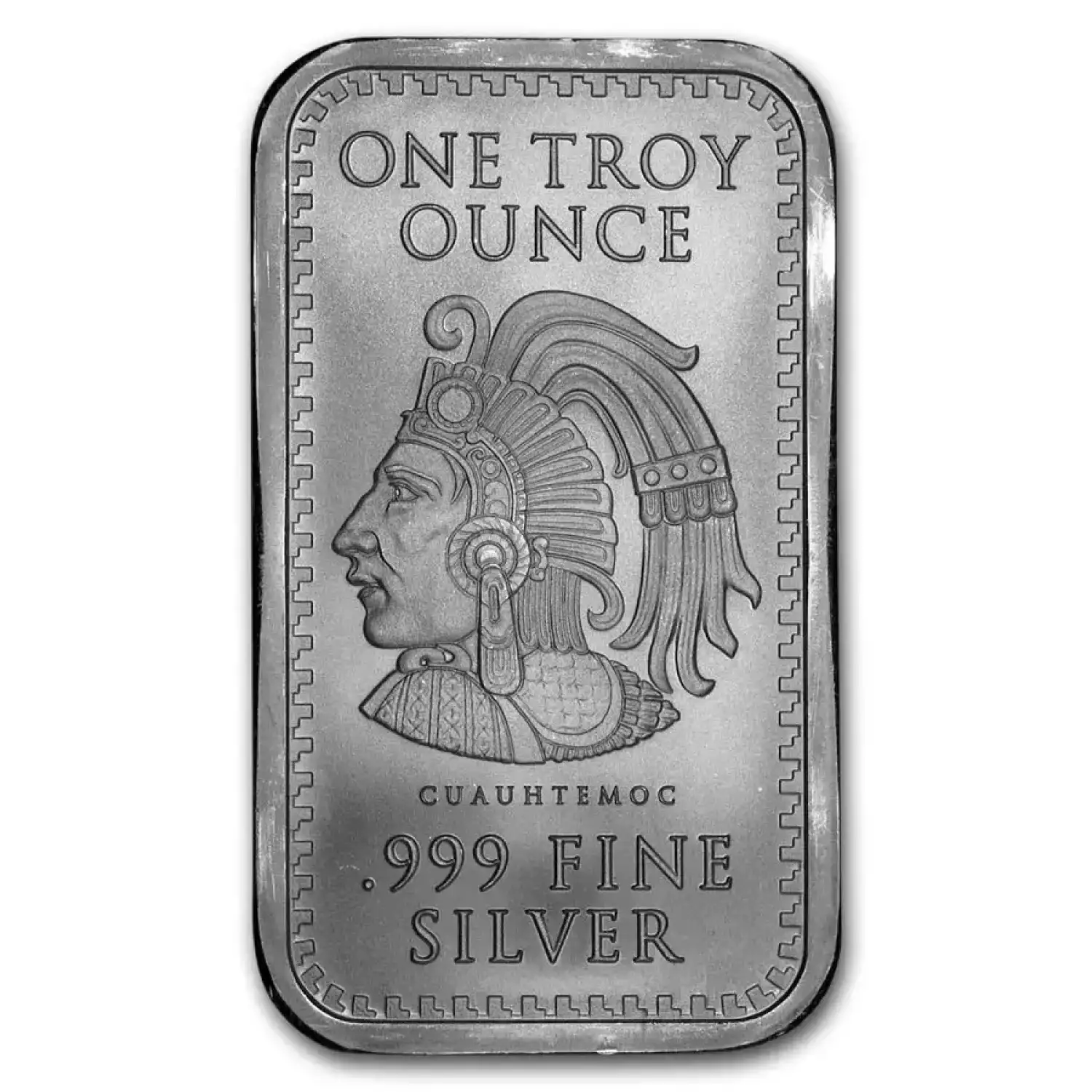 1oz Silver Aztec Calendar Bar - Stout Gold and Silver