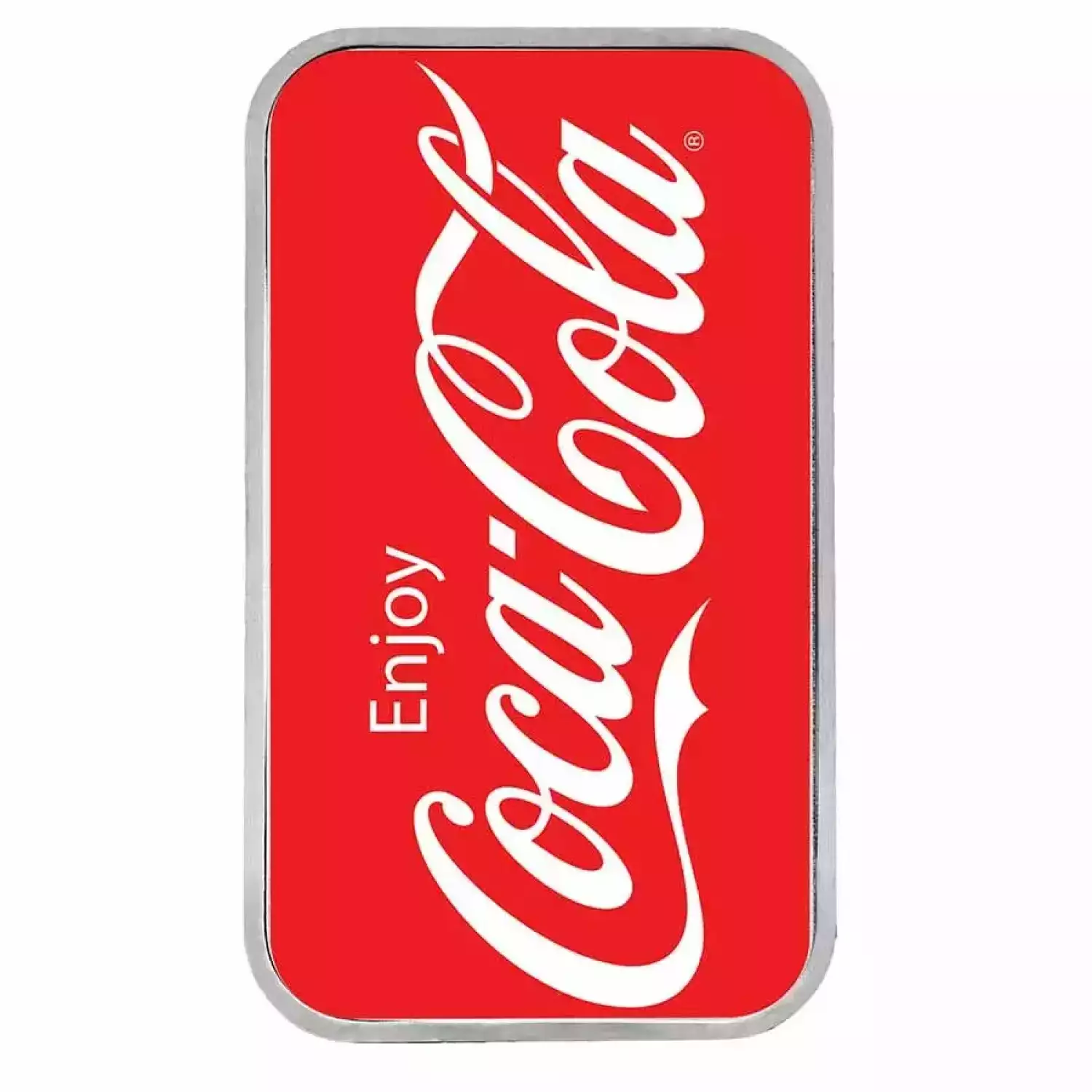 Coca-Cola® 1 oz Silver Colorized Bar - Stout Gold and Silver