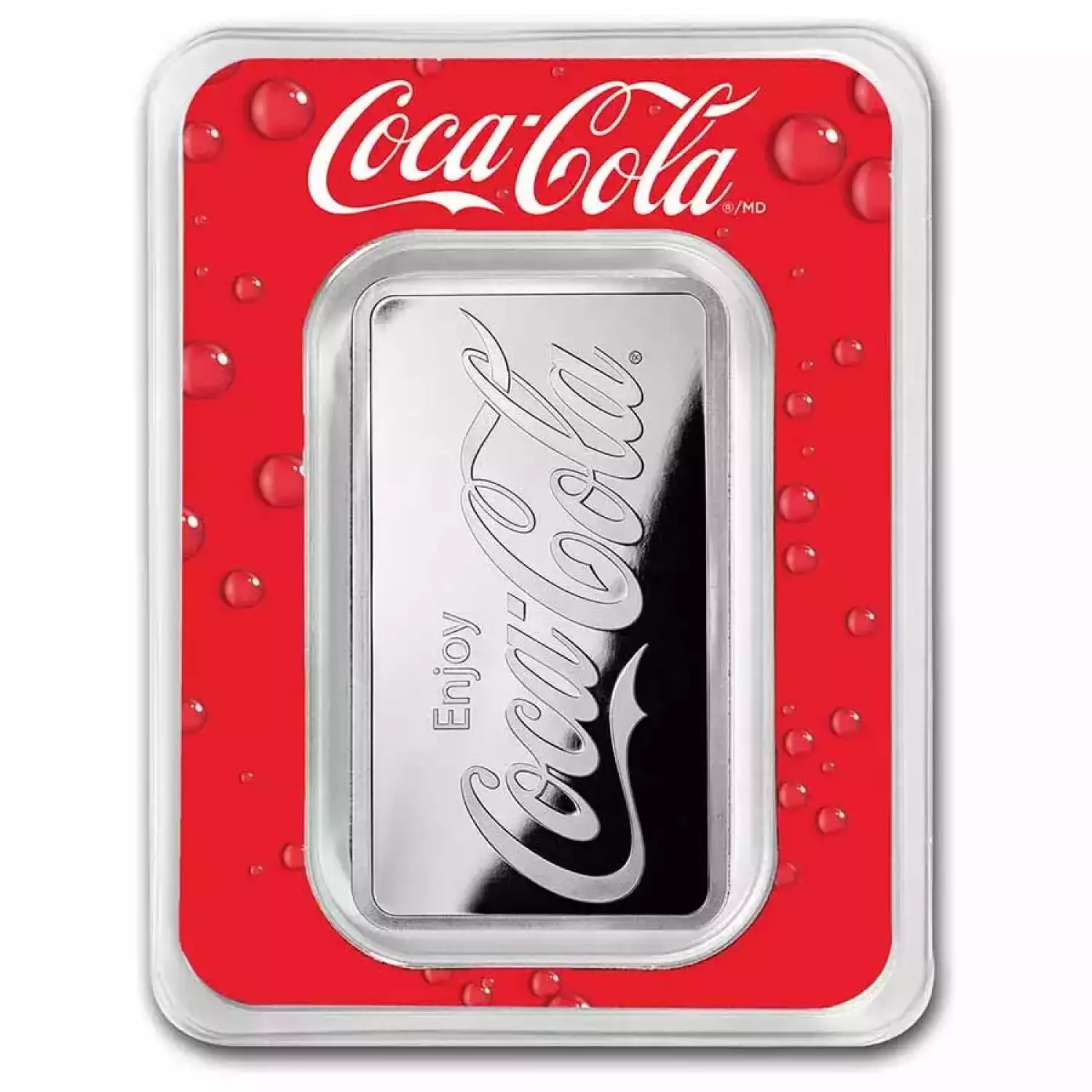 Coca-Cola® 1 oz Silver Struck Bar (in TEP) - Stout Gold and Silver