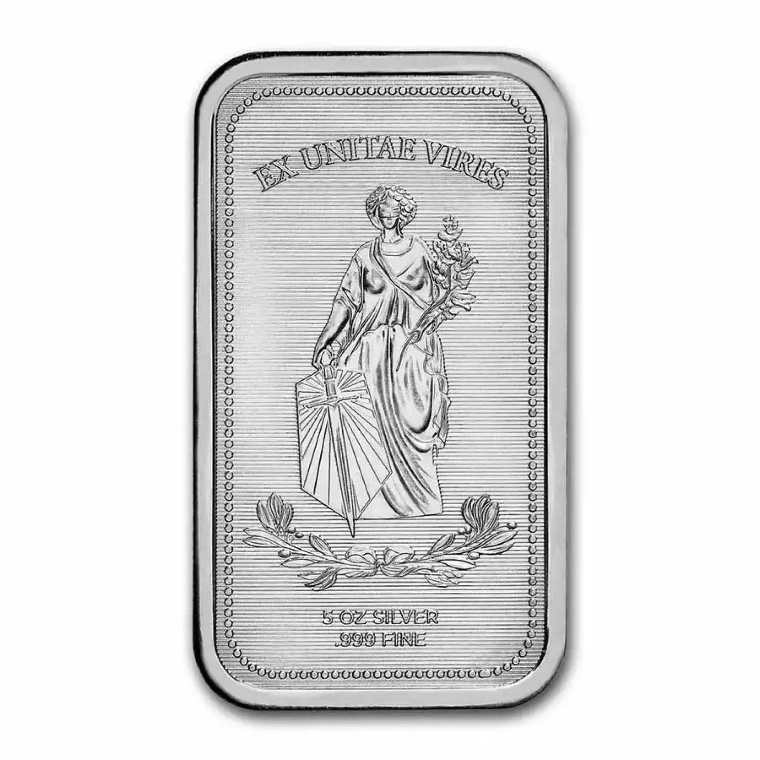 John Wick 5 oz Silver Continental Bar - Stout Gold and Silver