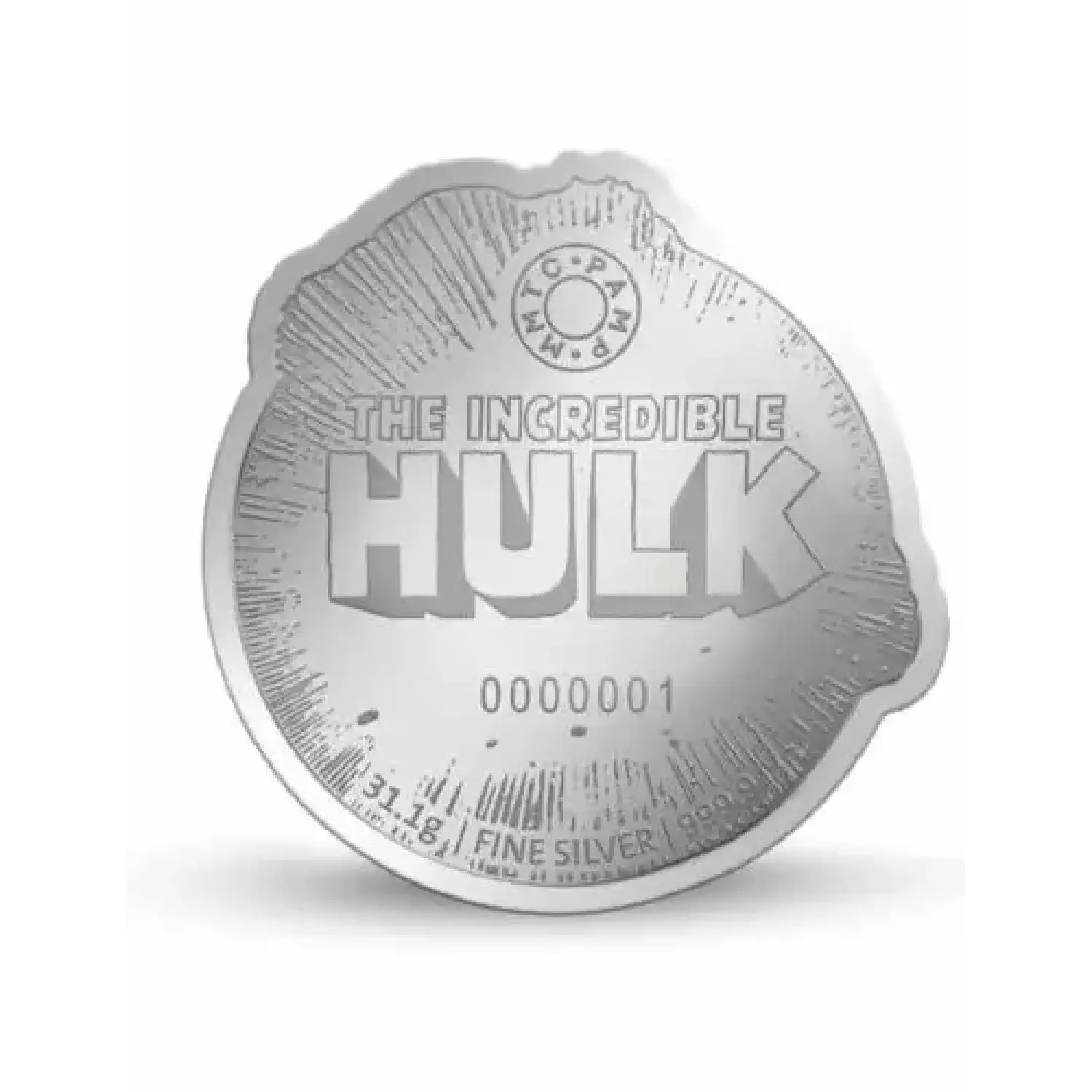 MMTC-PAMP Marvel Comics The Incredible Hulk 1oz Silver Coin - Stout ...
