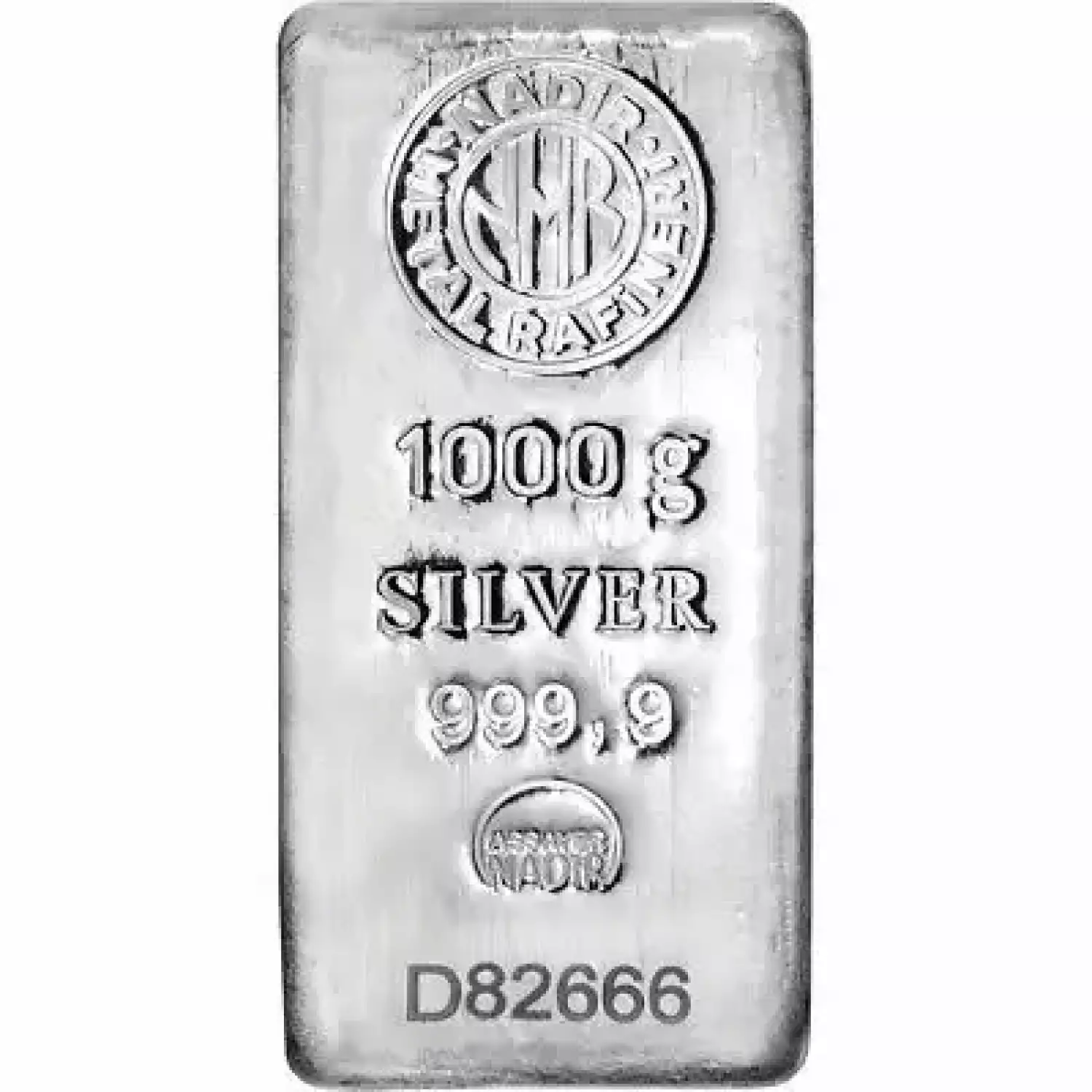 Silver 1 Kilo Nadir Bar - Stout Gold and Silver